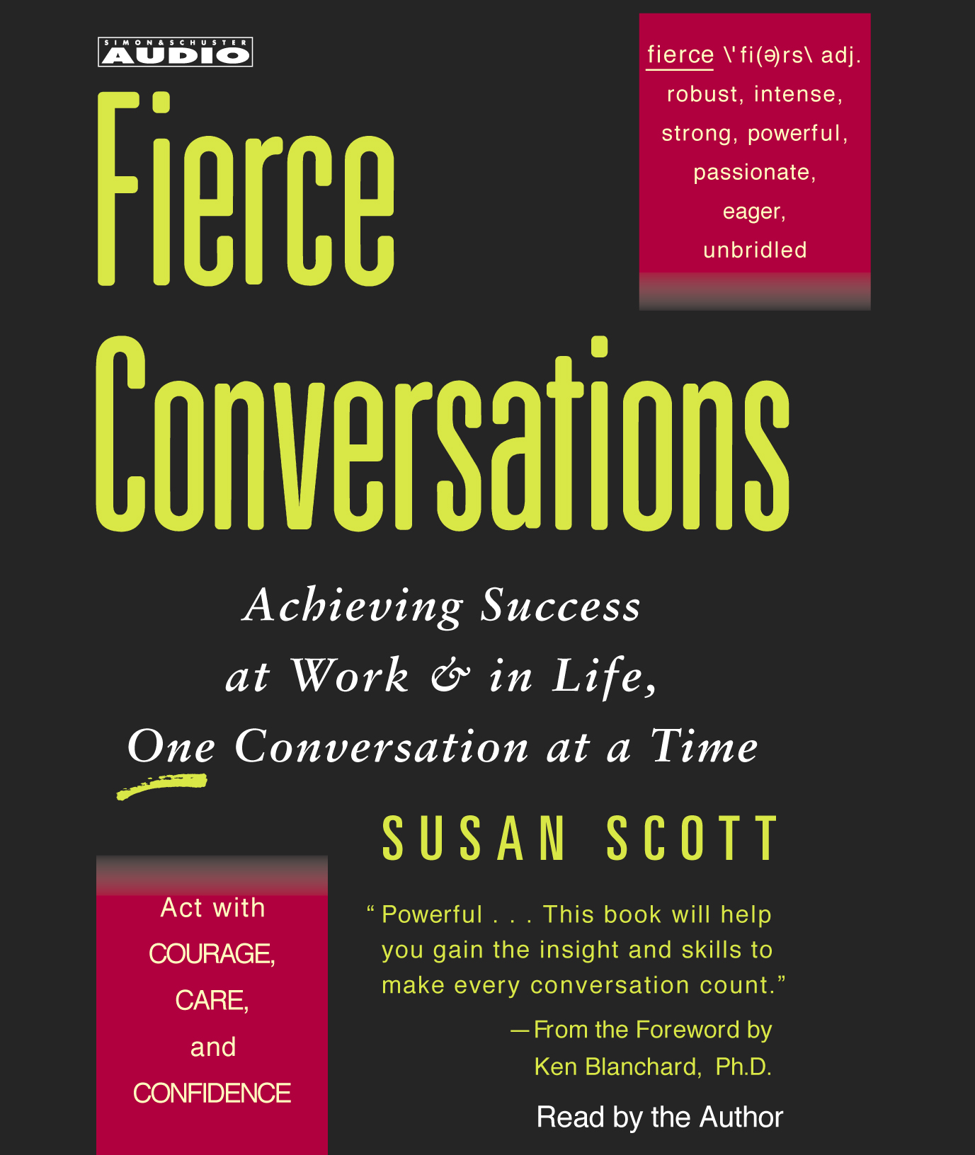 Fierce Conversations Audiobook on CD by Susan Craig Scott | Official ...