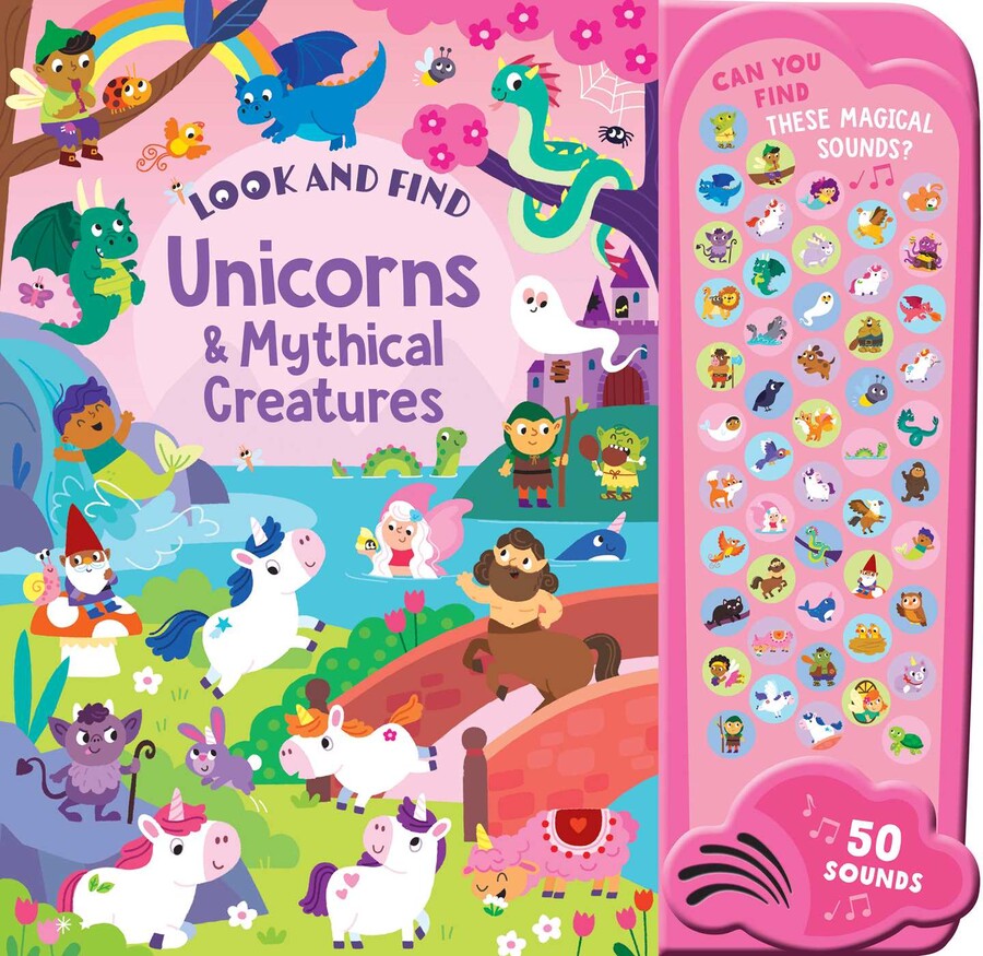 Unicorns & Mythical Creatures: 50 Button Sound Book | Book by Samantha ...