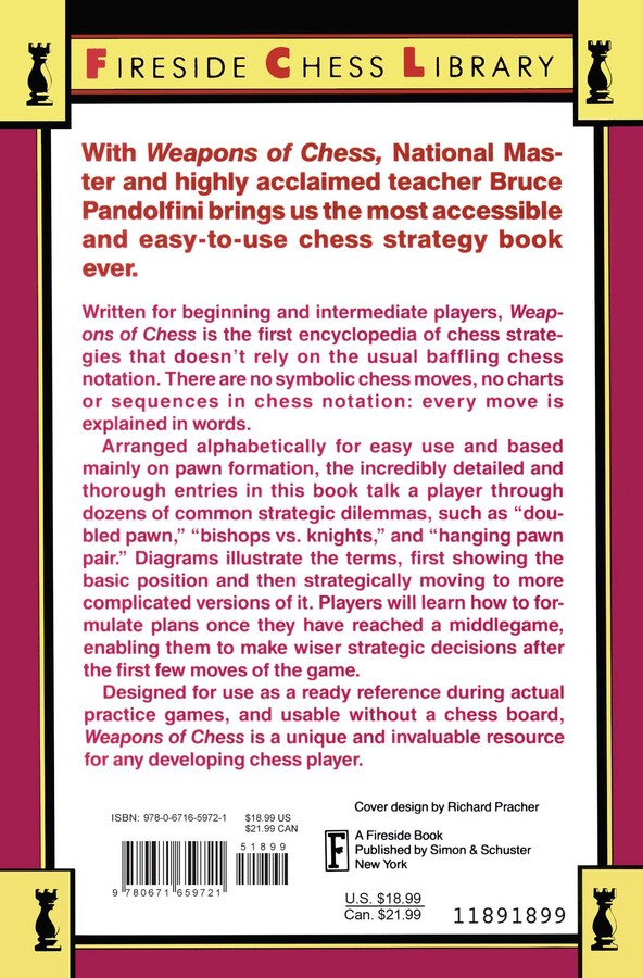 Weapons of Chess: An Omnibus of Chess Strategies | Book by Bruce ...
