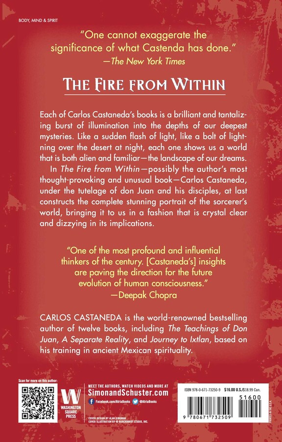 Fire from Within | Book by Carlos Castaneda | Official Publisher Page ...