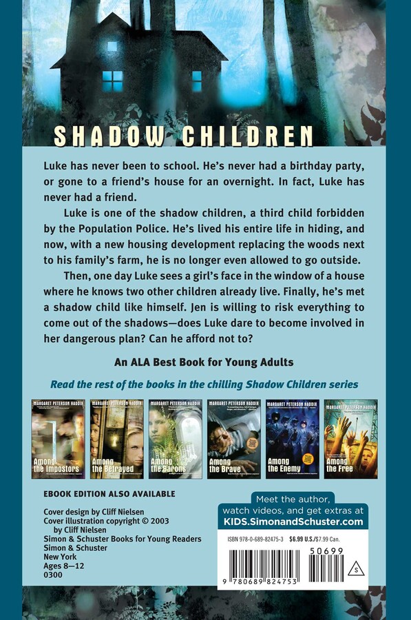 Among the Hidden | Book by Margaret Peterson Haddix, Cliff Nielsen ...