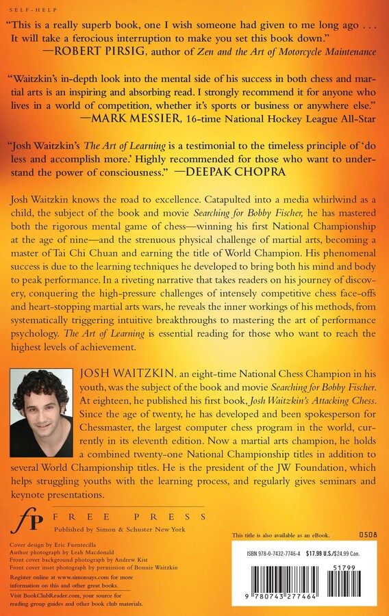 The Art of Learning | Book by Josh Waitzkin | Official Publisher Page ...