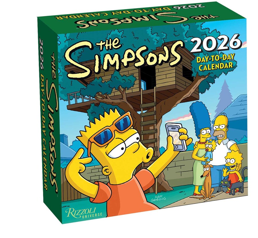 The Simpsons 2026 Day-to-Day Calendar - Book Summary & Video | Official ...
