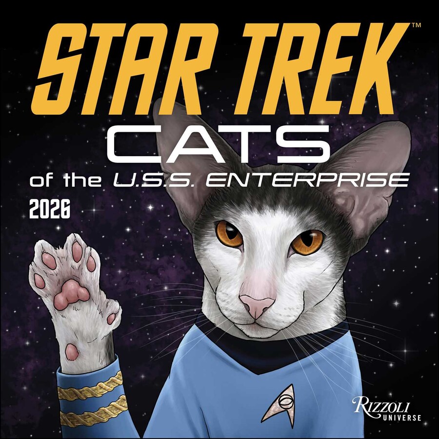 Star Trek: Cats 2026 Wall Calendar - Book Summary & Video | Official ...