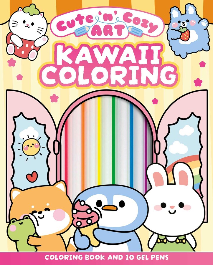 Cute 'n' Cozy Art: Kawaii Coloring | Book by Peto | Official Publisher ...