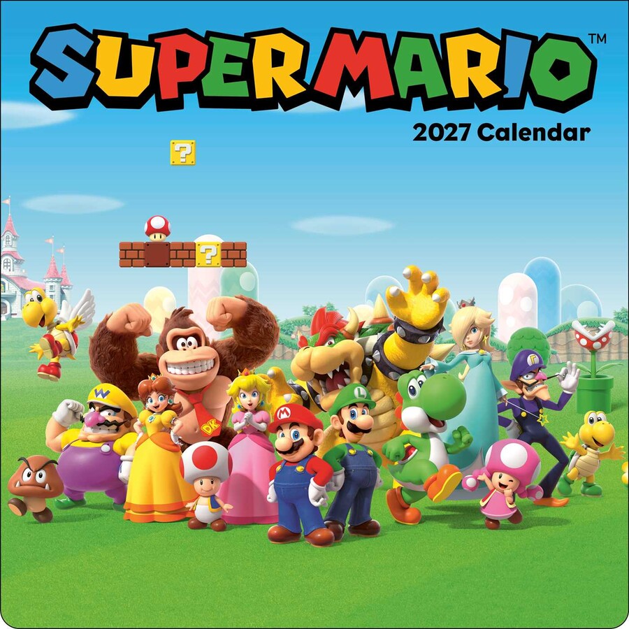 Super Mario 2027 Wall Calendar - Book Summary & Video | Official ...