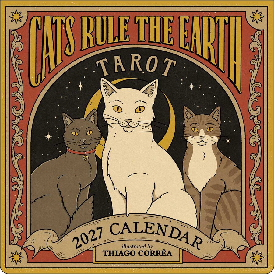 Cats Rule the Earth Tarot 2027 Wall Calendar - Book Summary & Video ...