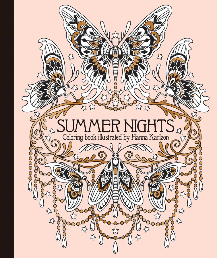 Summer Nights Coloring Book | Book by Hanna Karlzon | Official ...