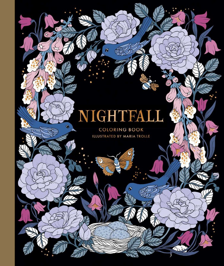 Nightfall Coloring Book | Book by Maria Trolle | Official Publisher ...