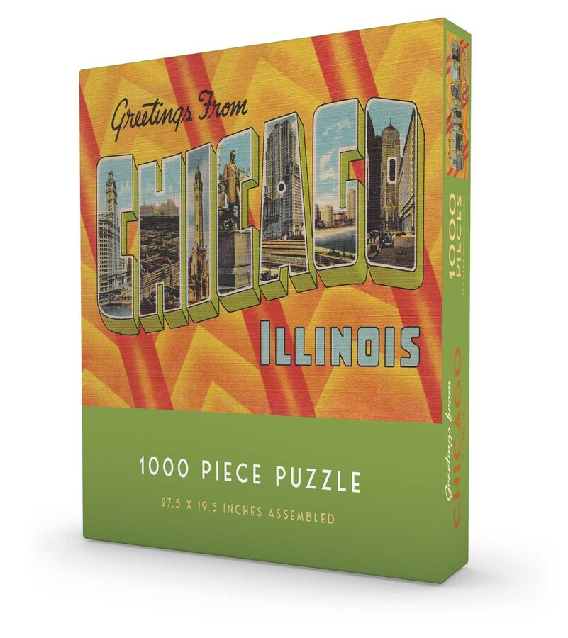Greetings from Chicago Puzzle 1000 Piece - Book Summary & Video ...