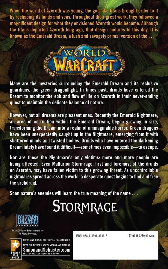 World of Warcraft: Stormrage | Book by Richard A. Knaak | Official ...