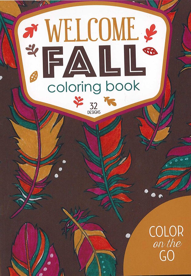 Welcome Fall Coloring Book | Book by Leisure Arts | Official Publisher ...