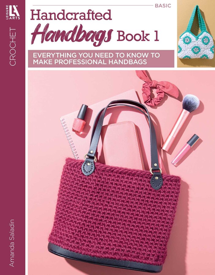 Crochet Handcrafted Handbags Book 1 | Book by Amanda Saladin | Official ...
