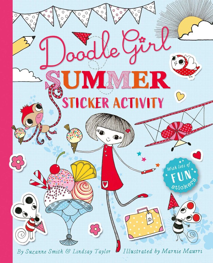 Doodle Girl Summer Sticker Activity | Book by Lindsay Taylor, Suzanne ...