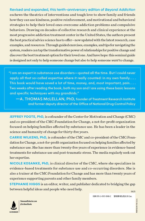 Beyond Addiction | Book by Jeffrey Foote, Carrie Wilkens, Nicole ...