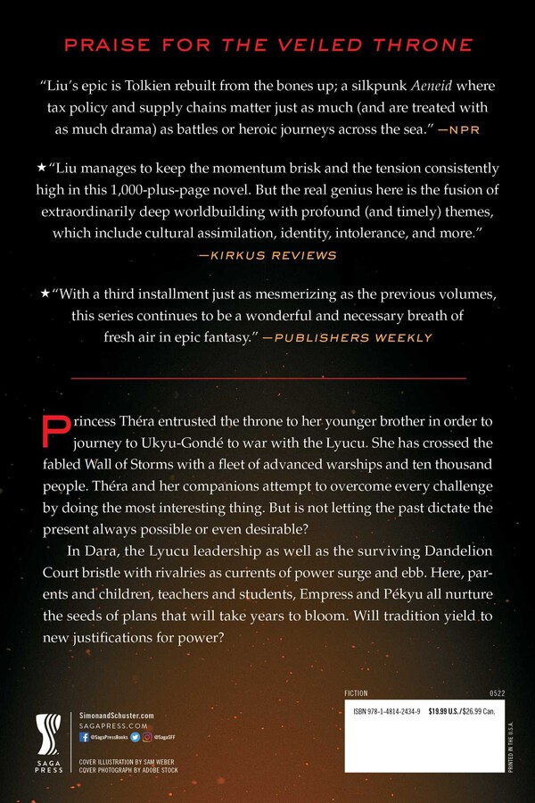 The Veiled Throne | Book by Ken Liu | Official Publisher Page | Simon ...