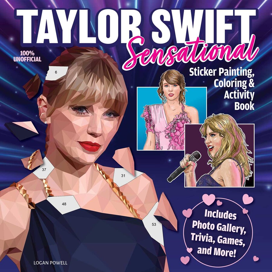 Taylor Swift Sensational Sticker Painting, Coloring & Activity Book ...
