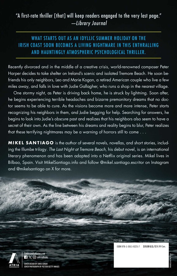 The Last Night at Tremore Beach | Book by Mikel Santiago | Official ...