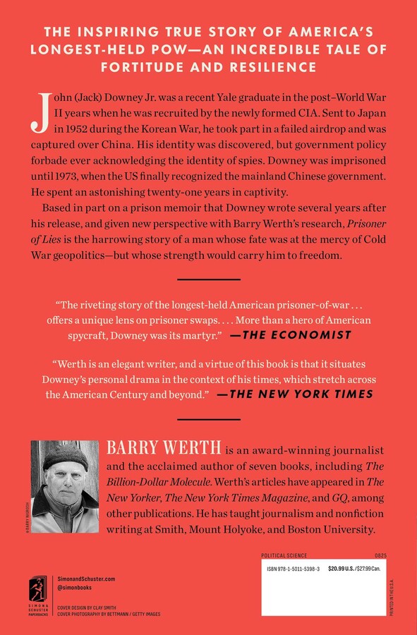 Prisoner of Lies | Book by Barry Werth | Official Publisher Page ...