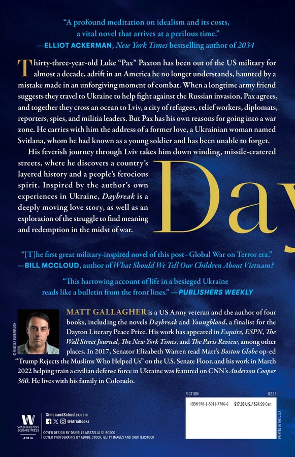 Daybreak | Book by Matt Gallagher | Official Publisher Page | Simon ...