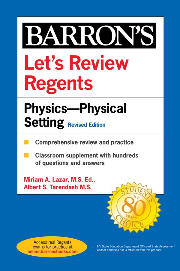 Let's Review Regents: Physics--The Physical Setting Revised Edition ...