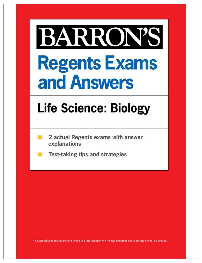 Regents Exams and Answers: Life Science: Biology, 1st Edition | Book by ...