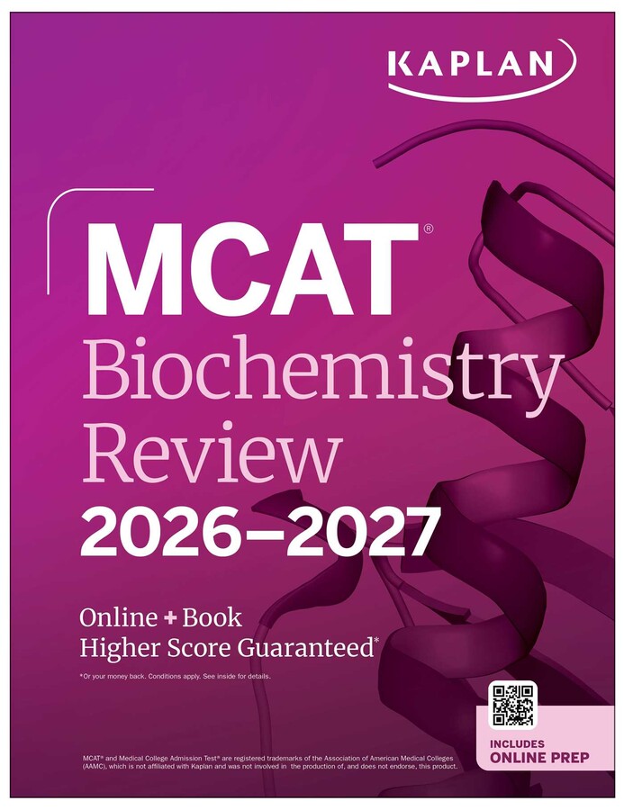 MCAT Biochemistry Review 2026-2027 | Book by Kaplan Test Prep ...