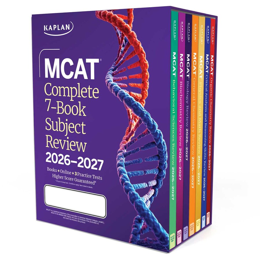 MCAT Complete 7-Book Subject Review 2026-2027, Set Includes Books ...