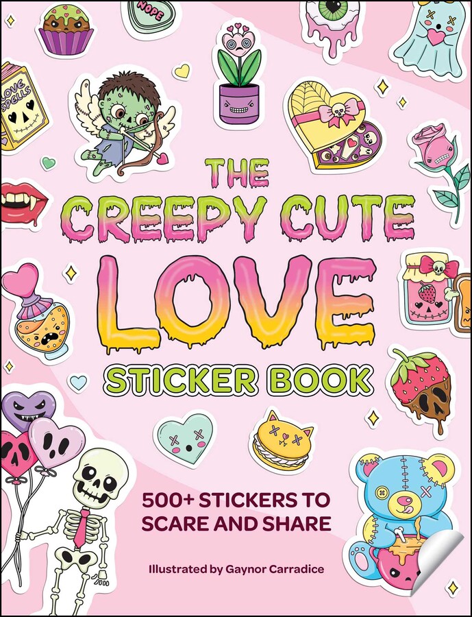 The Creepy Cute Love Sticker Book | Book by Gaynor Carradice | Official ...
