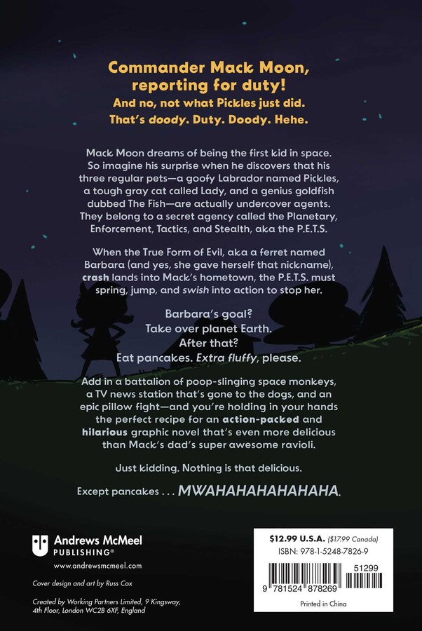 Mack Moon and the P.E.T.S. | Book by Dan Jolley, Russ Cox, Hannah ...