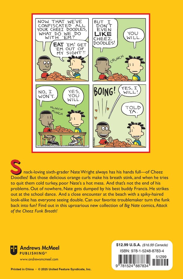 Big Nate: Attack of the Cheez Funk Breath | Book by Lincoln Peirce ...