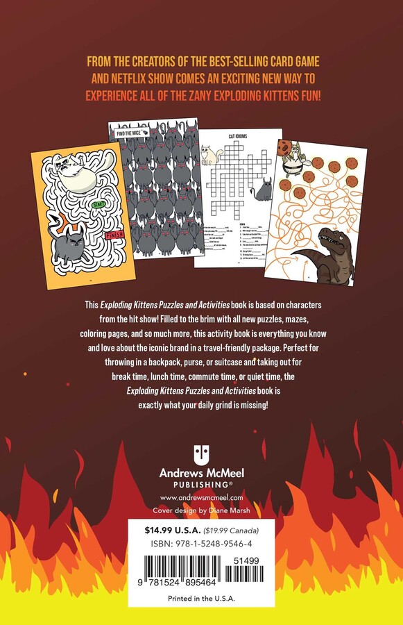 Exploding Kittens Puzzles and Activities | Book by Exploding Kittens ...