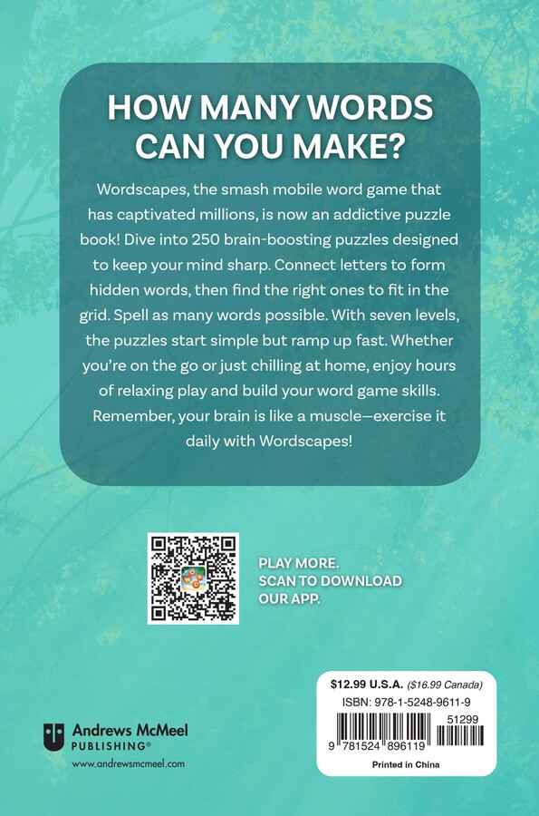 The Official Wordscapes Puzzle Book Volume 1 | Book by PeopleFun ...