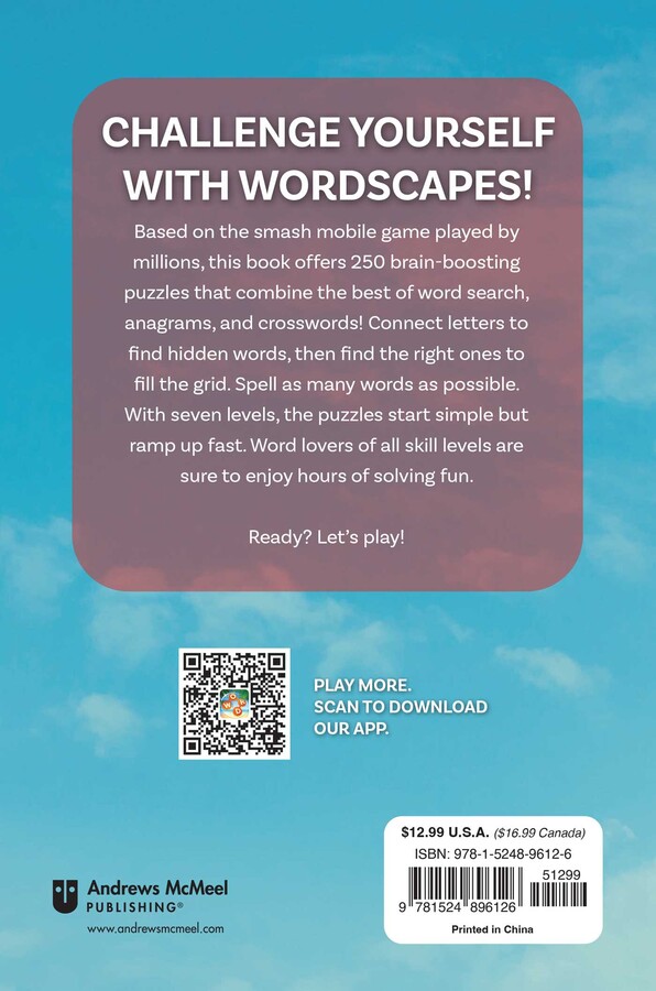 The Official Wordscapes Puzzle Book Volume 2 | Book by PeopleFun ...