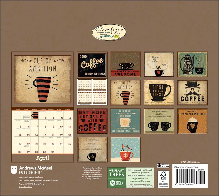Coffee 2026 Deluxe Wall Calendar - Book Summary & Video | Official ...