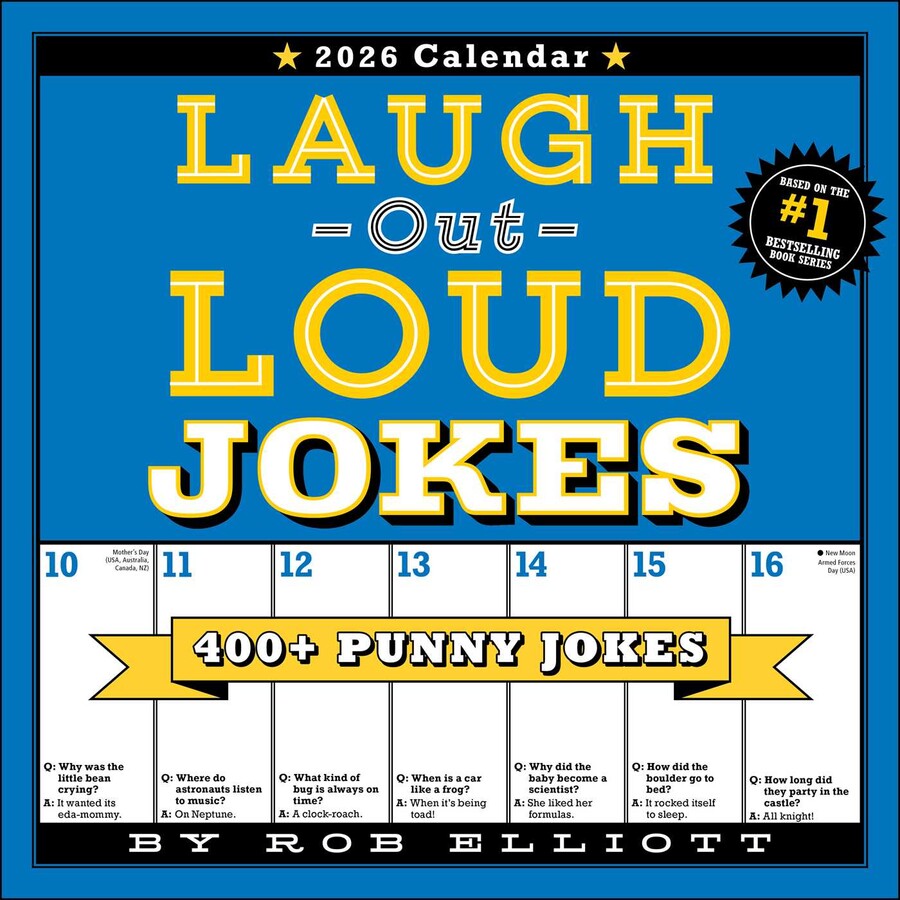 Laugh-Out-Loud Jokes 2026 Wall Calendar - Book Summary & Video ...