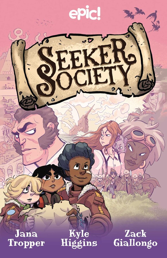 Seeker Society | Book by Jana Tropper, Kyle Higgins, Zack Giallongo ...