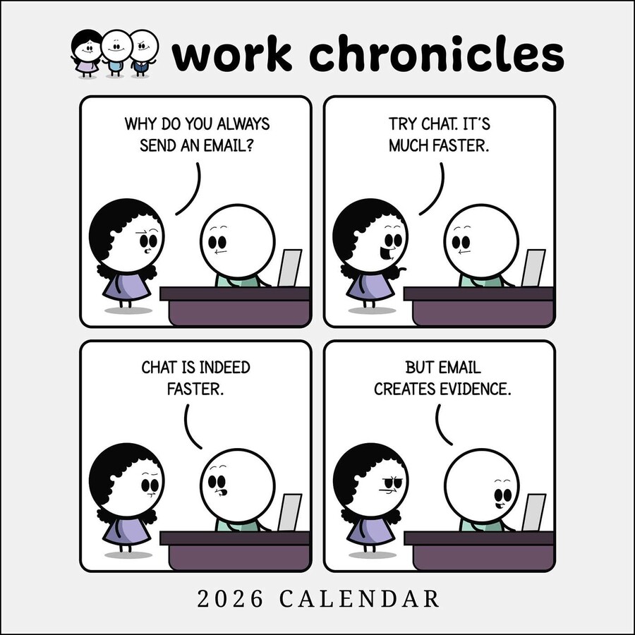 Work Chronicles 2026 Wall Calendar - Book Summary & Video | Official ...