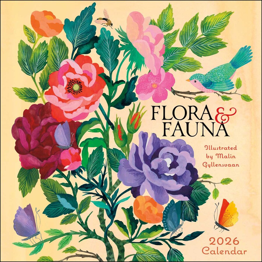 Flora & Fauna 2026 Wall Calendar - Book Summary & Video | Official ...