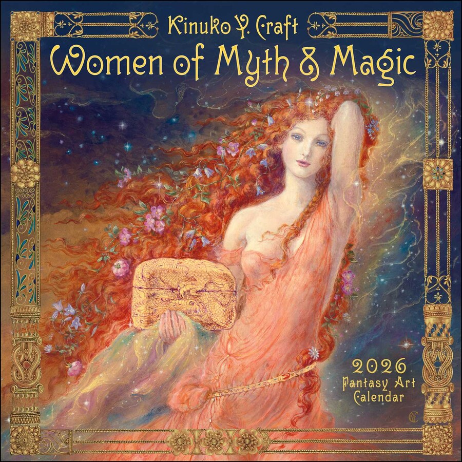 Women of Myth & Magic 2026 Fantasy Art Wall Calendar by Kinuko Craft - Book Summary & Video ...