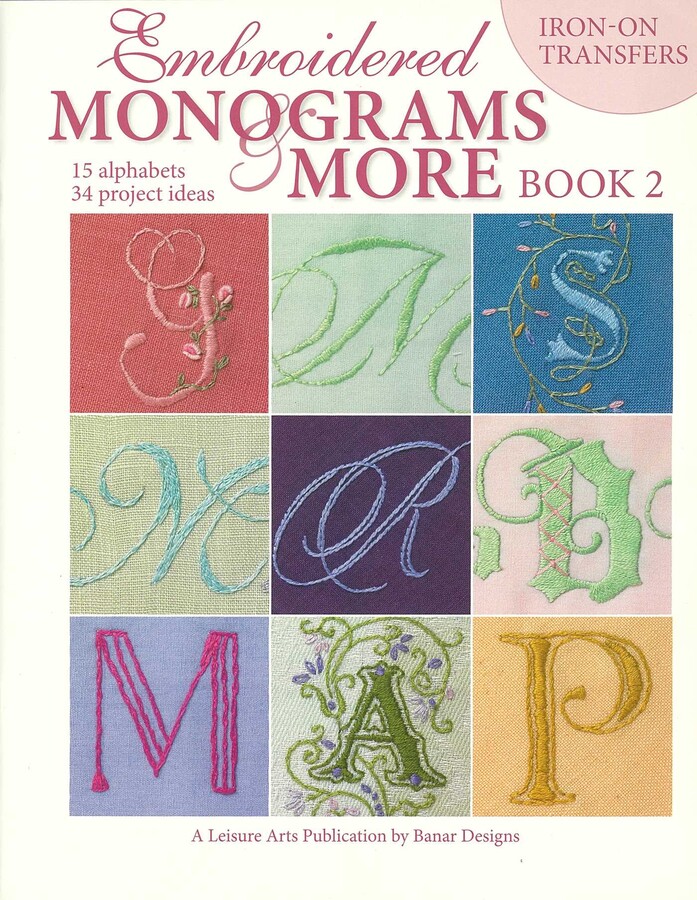 Embroidered Monograms & More Book 2 | Book by Banar Designs | Official ...