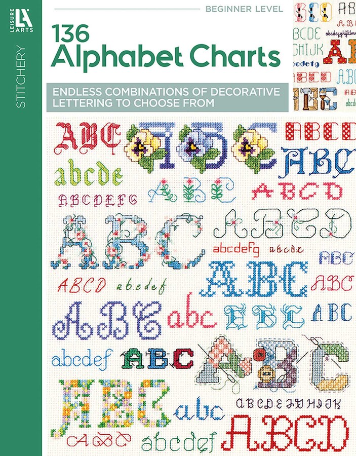 136 Alphabet Charts | Book by Leisure Arts | Official Publisher Page ...