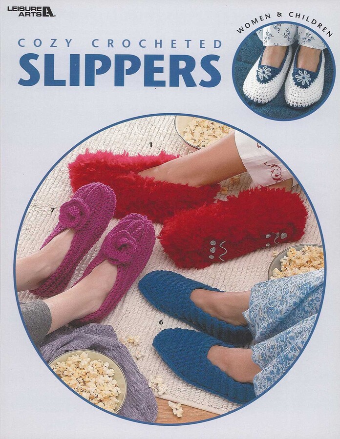 Cozy Crocheted Slippers | Book by Carole Rutter Tippett | Official ...