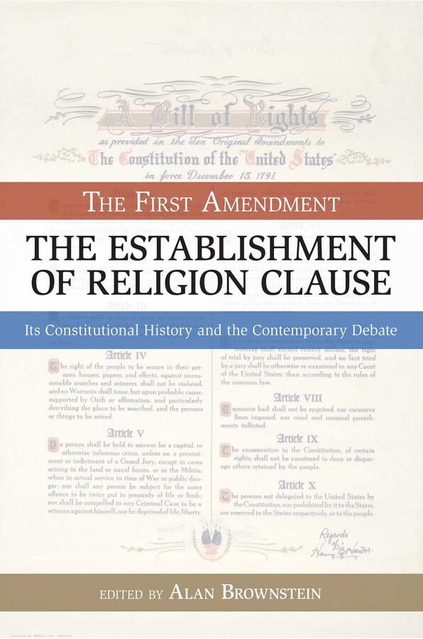 Establishment of Religion Clause | Book by Alan Brownstein | Official ...