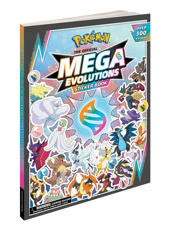 Pokémon The Official Mega Evolutions Sticker Book | Book by Pikachu ...