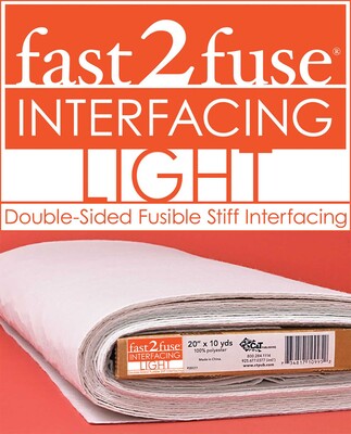 fast2fuse LIGHT Interfacing Bolt, 20" x 10 yards - Book Summary & Video ...