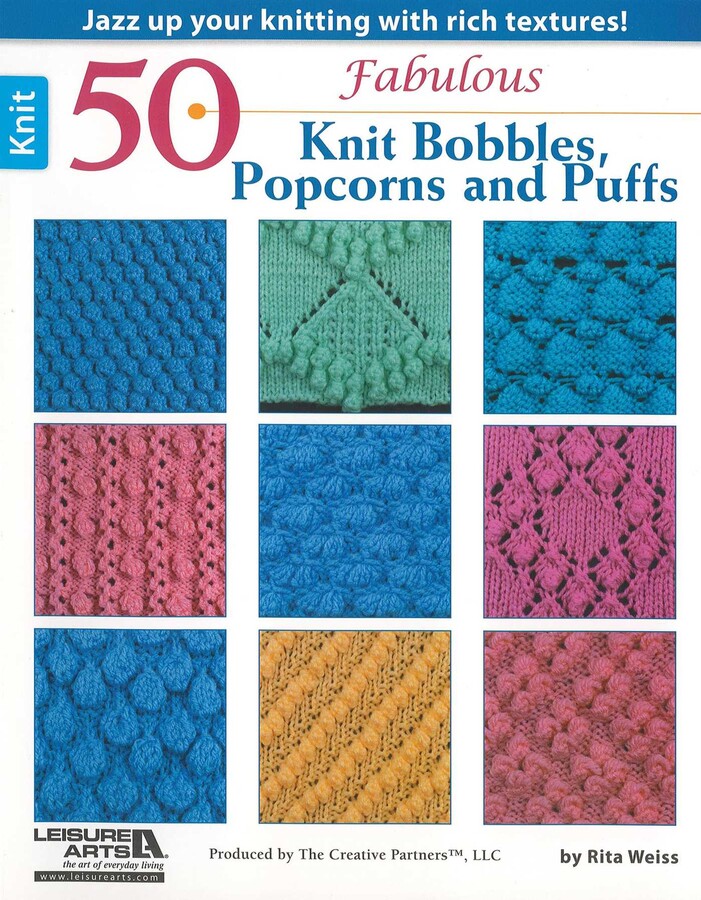 50 Fabulous Knit Bobbles, Popcorns and Puffs | Book by Rita Weiss ...