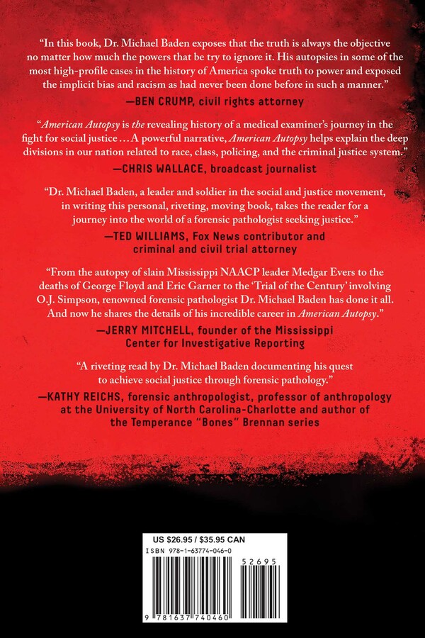 American Autopsy | Book by Michael M. Baden, Peter Neufeld | Official ...