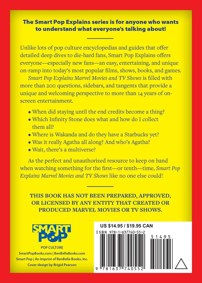 Smart Pop Explains Marvel Movies and TV Shows | Book by The Editors of ...