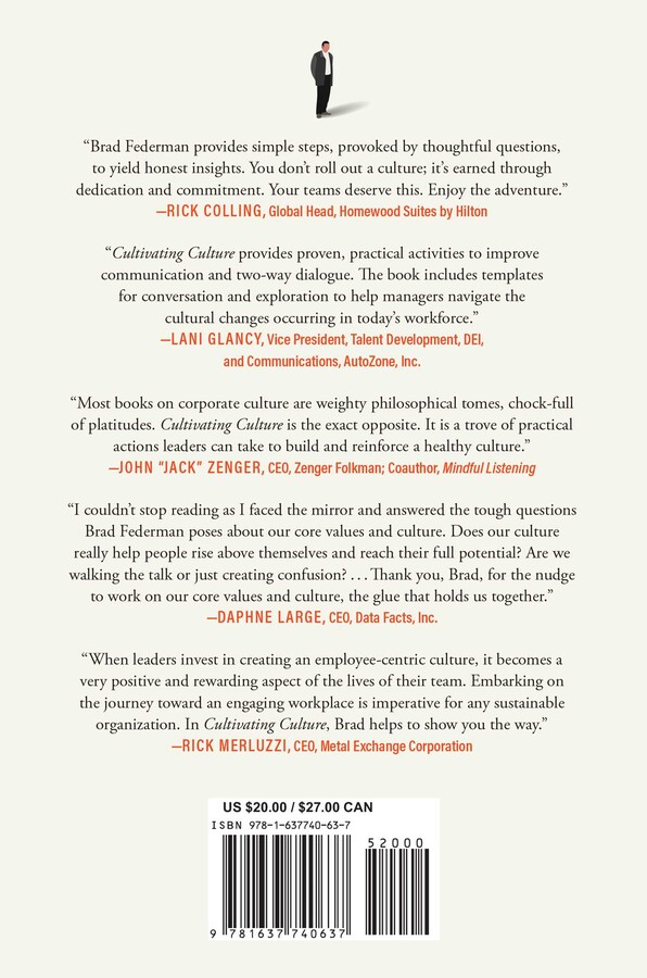 Cultivating Culture | Book by Brad Federman | Official Publisher Page ...